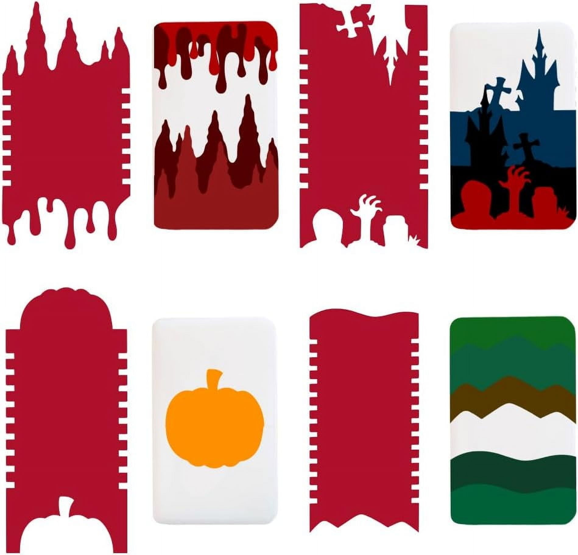 4 Styles Soap Scraper Shaping Tool Pumpkin Graveyard Tree Wave Soap ...