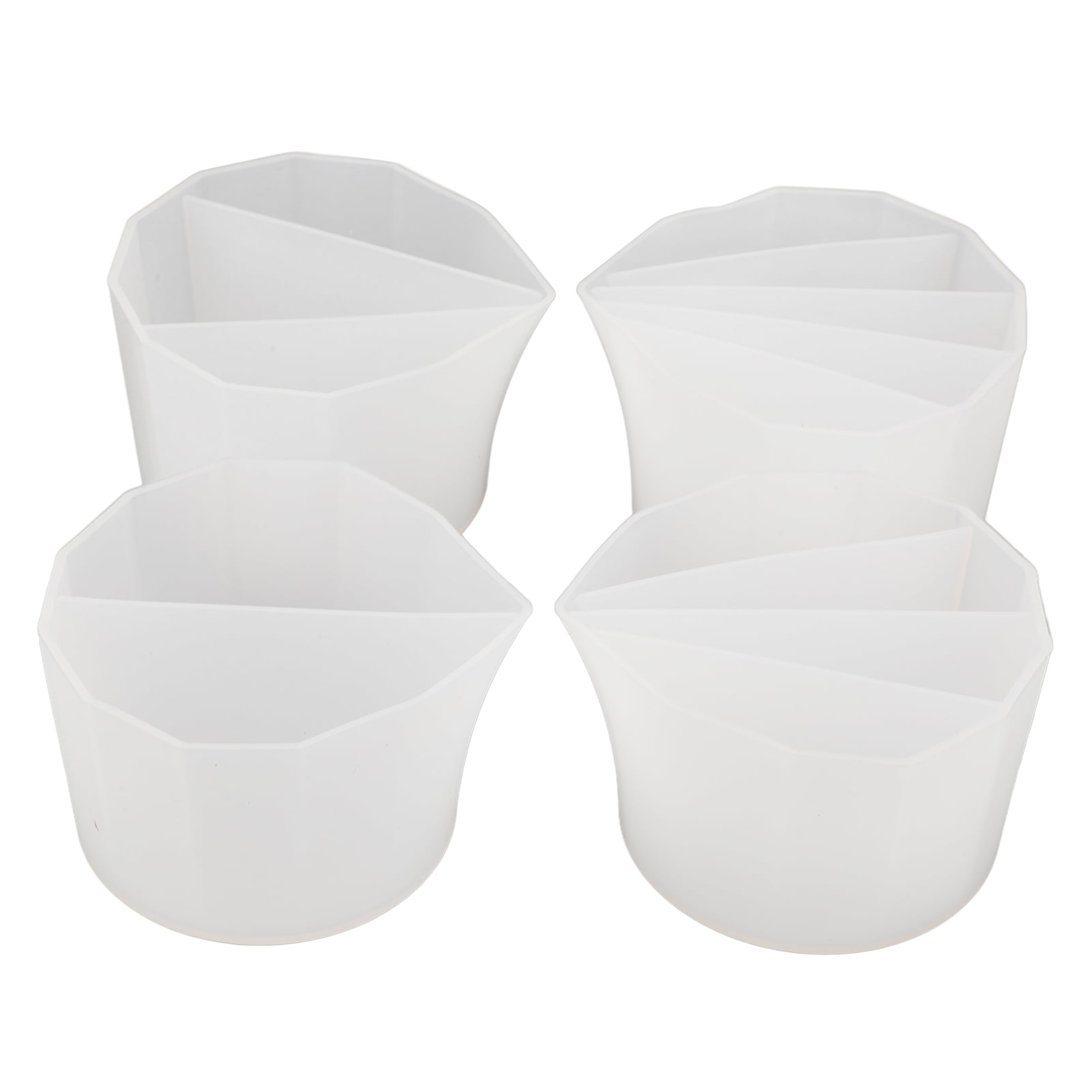4 Styles Split Cups DIY Paint Pouring Silicone Reusable Paint ...