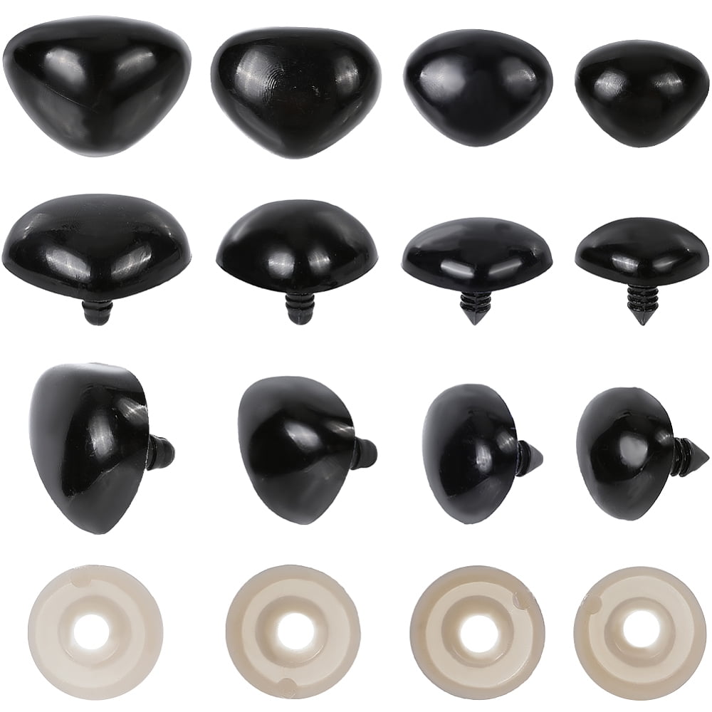 4 Styles Triangle Craft Plastic Doll Noses Safety Noses for DIY Doll ...