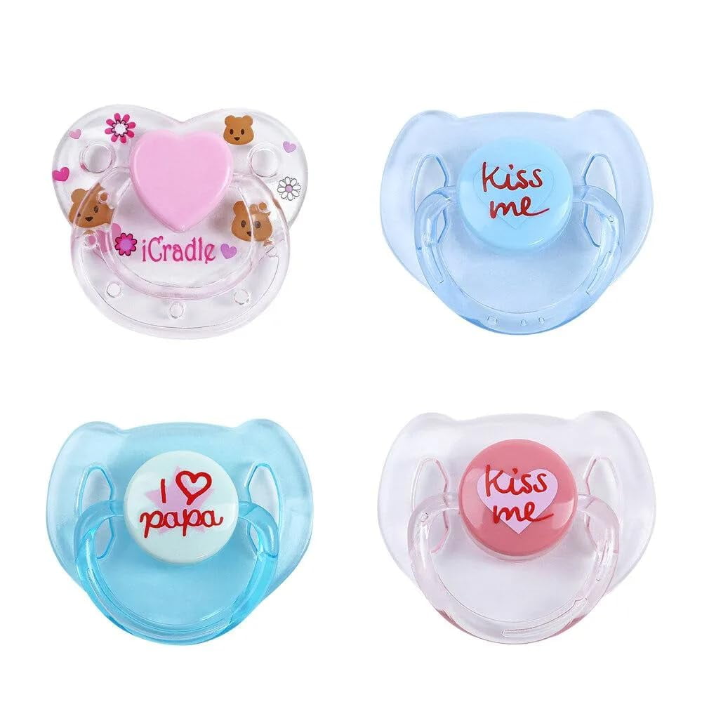 Magnetic Pacifier Nipples 4 Styles for Reborn Baby Dolls - Walmart.com