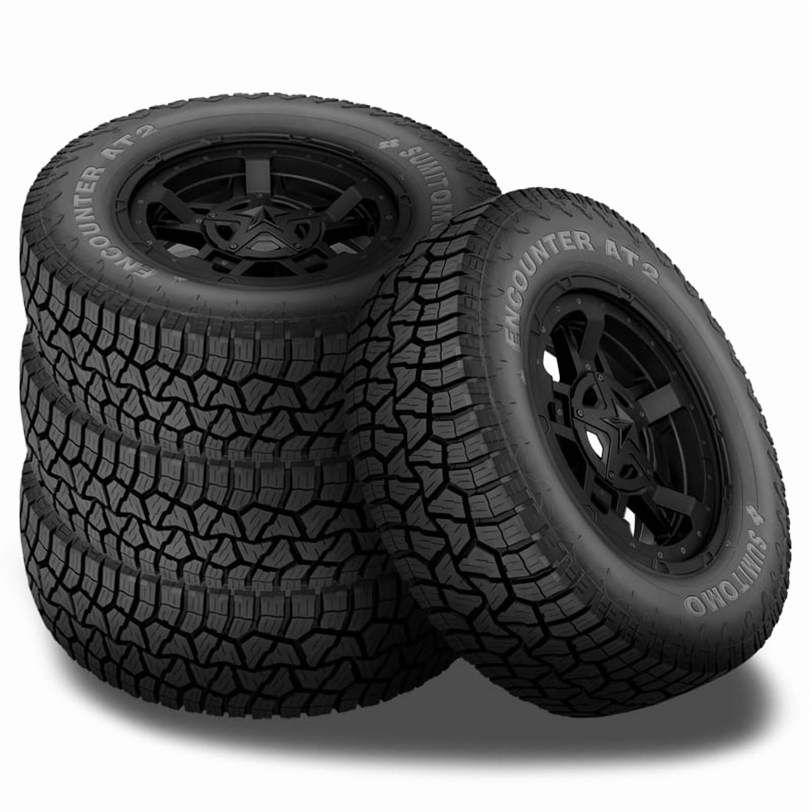 4 Sumitomo Encounter AT2 265/70R18 116T Snow Certified All Terrain 65K ...