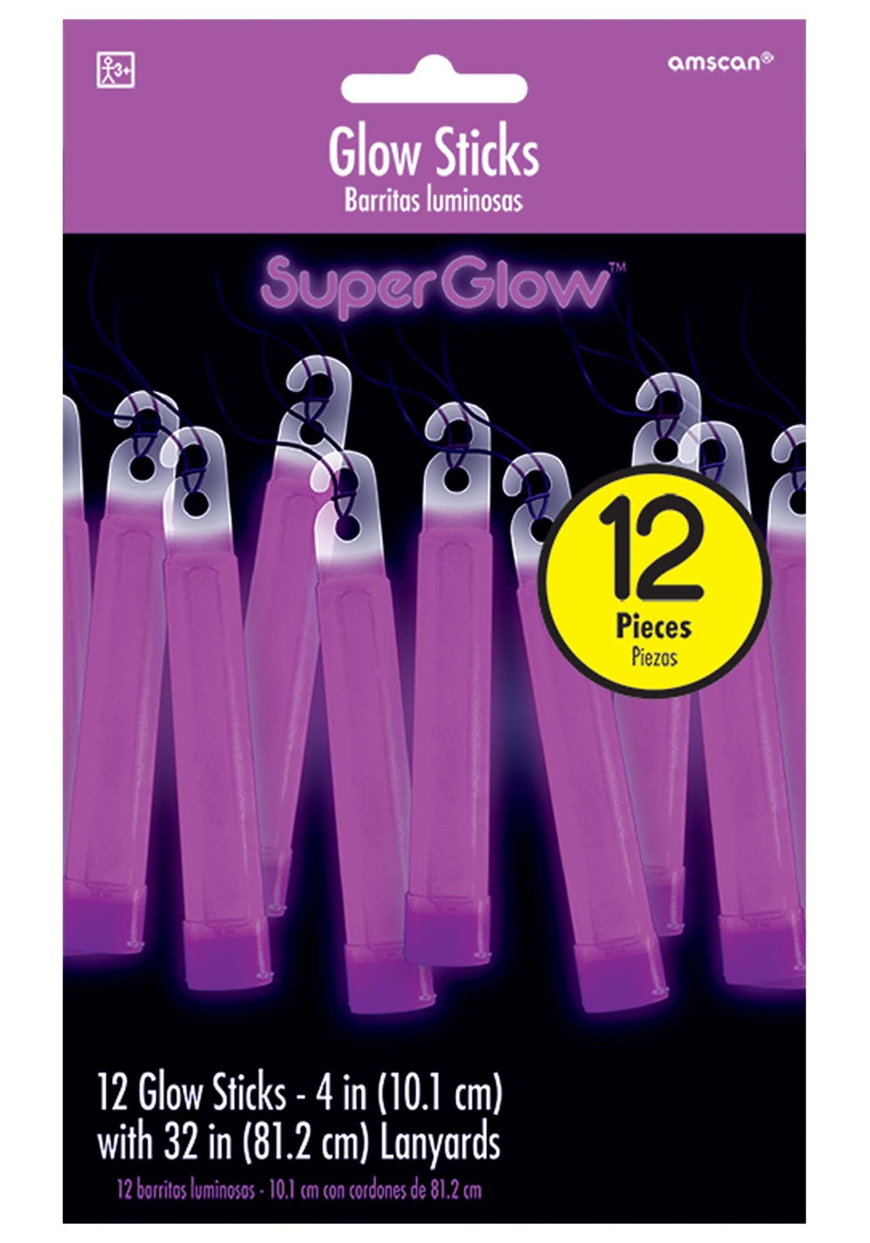 4 Inch Purple Glowsticks - Pack of 12 - Walmart.com