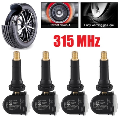 4 TPMS Tire Pressure Monitoring Sensors For Cadillac Chevy GMC 13586335 ...