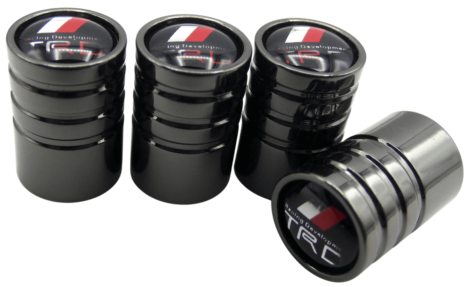 4 TRD Racing Development Tire Valve Stem Caps For Car, Truck Universal ...