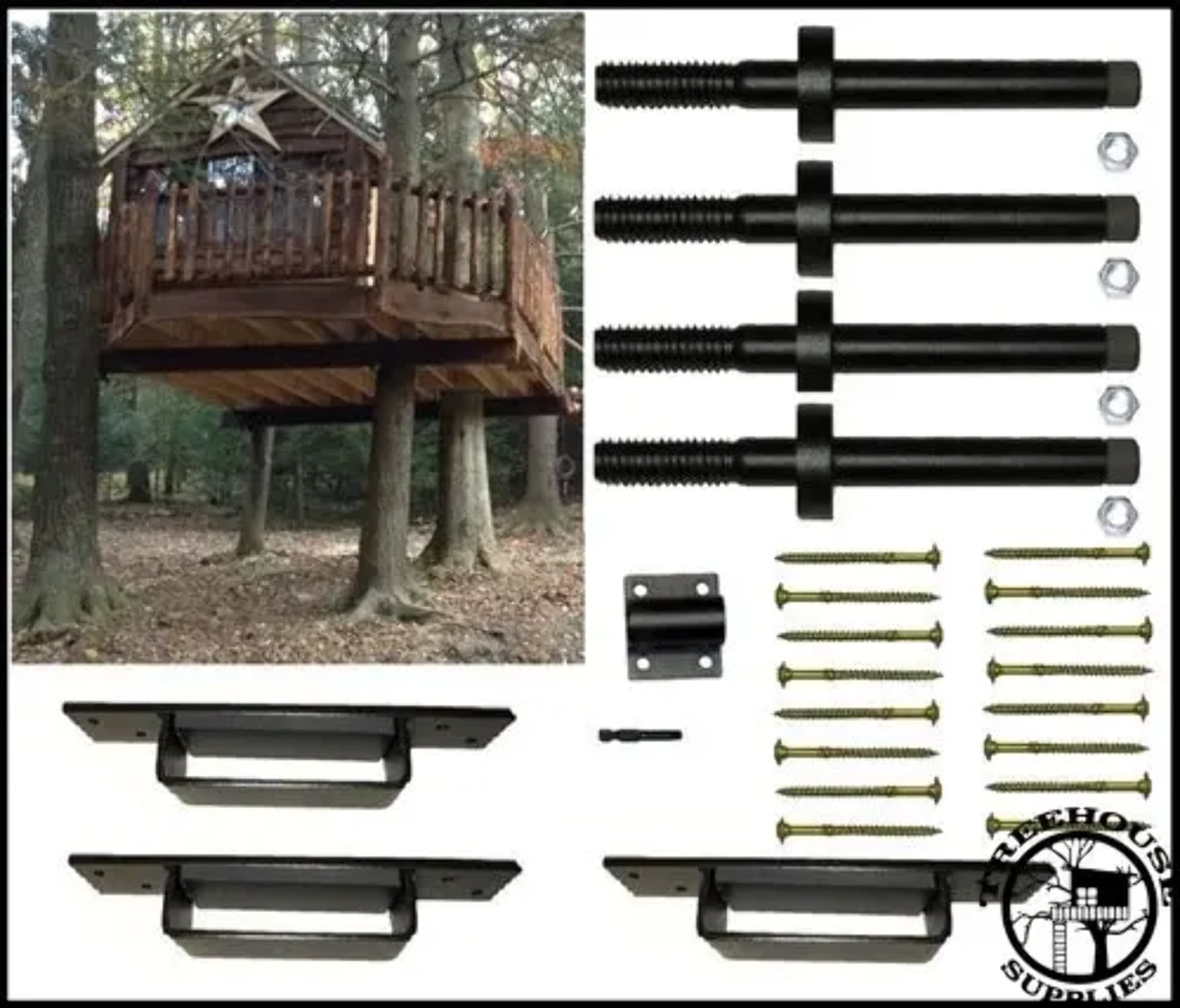 4 TREE TREEHOUSE KIT - SMALL - Walmart.com