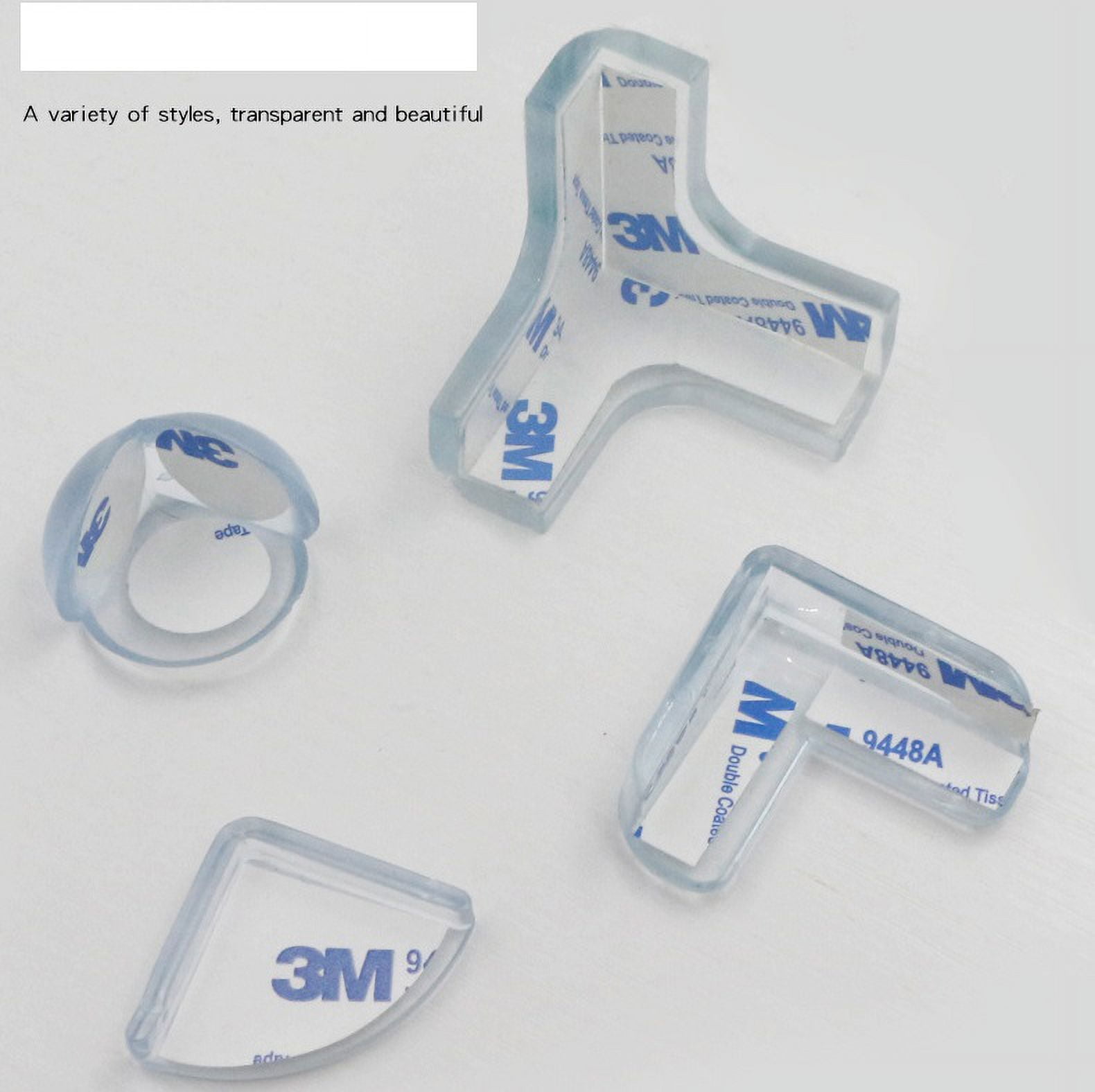 4 Table Corner Wrap Soft Stickers Glass Furniture Corner Protectors ...