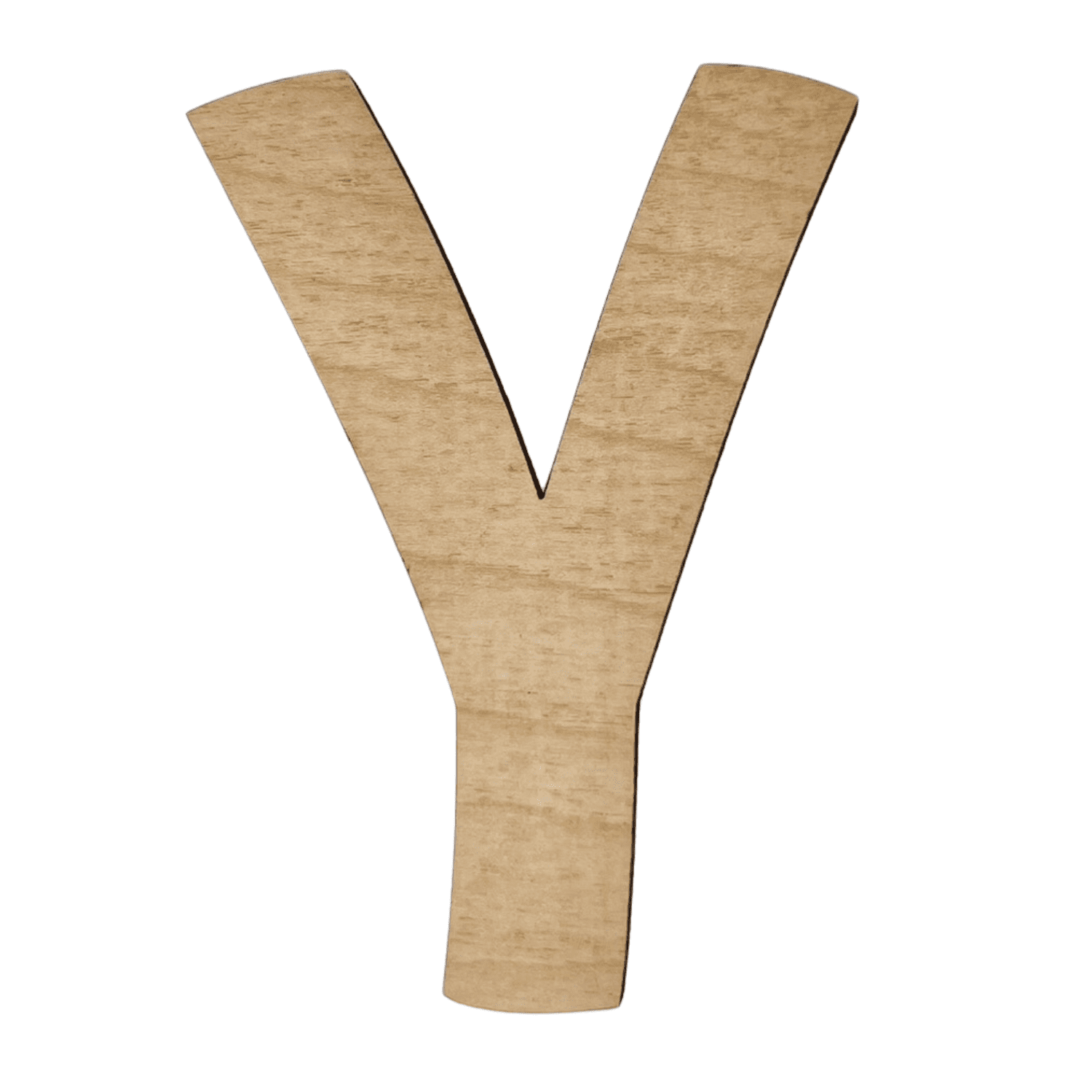 4" Tall Birch Wood Letter Y | 1/4" Thick | Wood Craft Letters ...