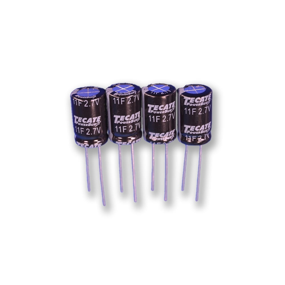 (4) Tecate TPL-11/12X20F 11F 2.7V Supercapacitors ESR=60mOhm - Walmart.com
