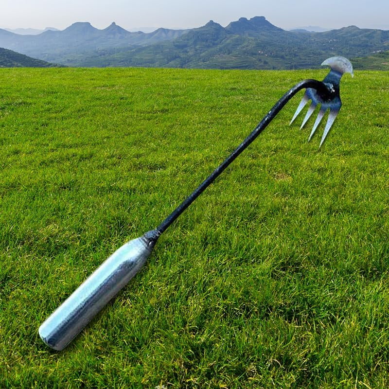 4 Teeth Dual Purpose Weeder - Weeding Artifact Uprooting Weeding Tool ...
