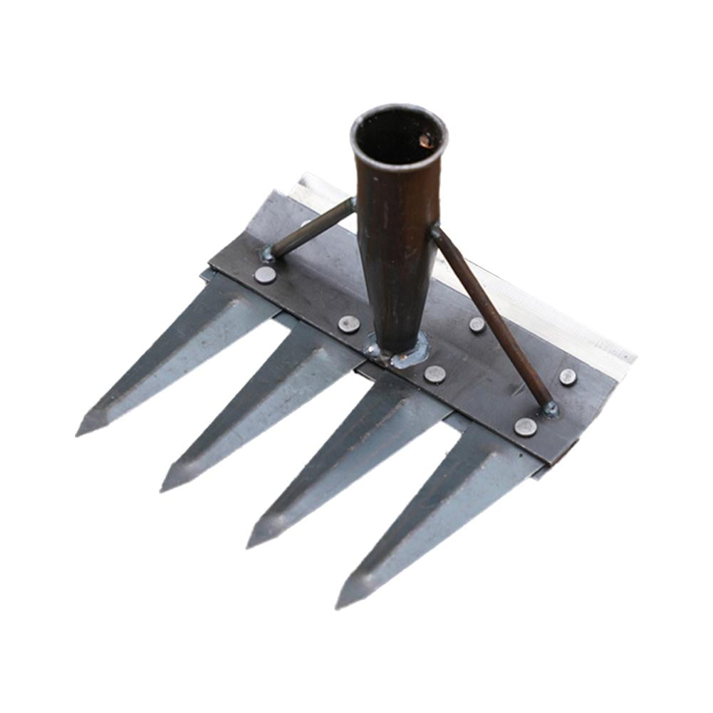 4 Teeth Supply Soil Loosening Rake Agricultural Weeding Rake Farm Tools ...