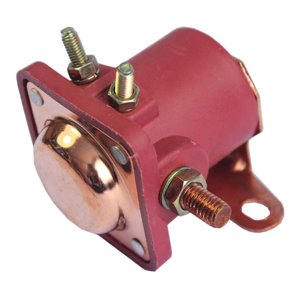 Heavy Duty 12V Solenoid Relay Switch for Car Use Red Plastic and Copper ...