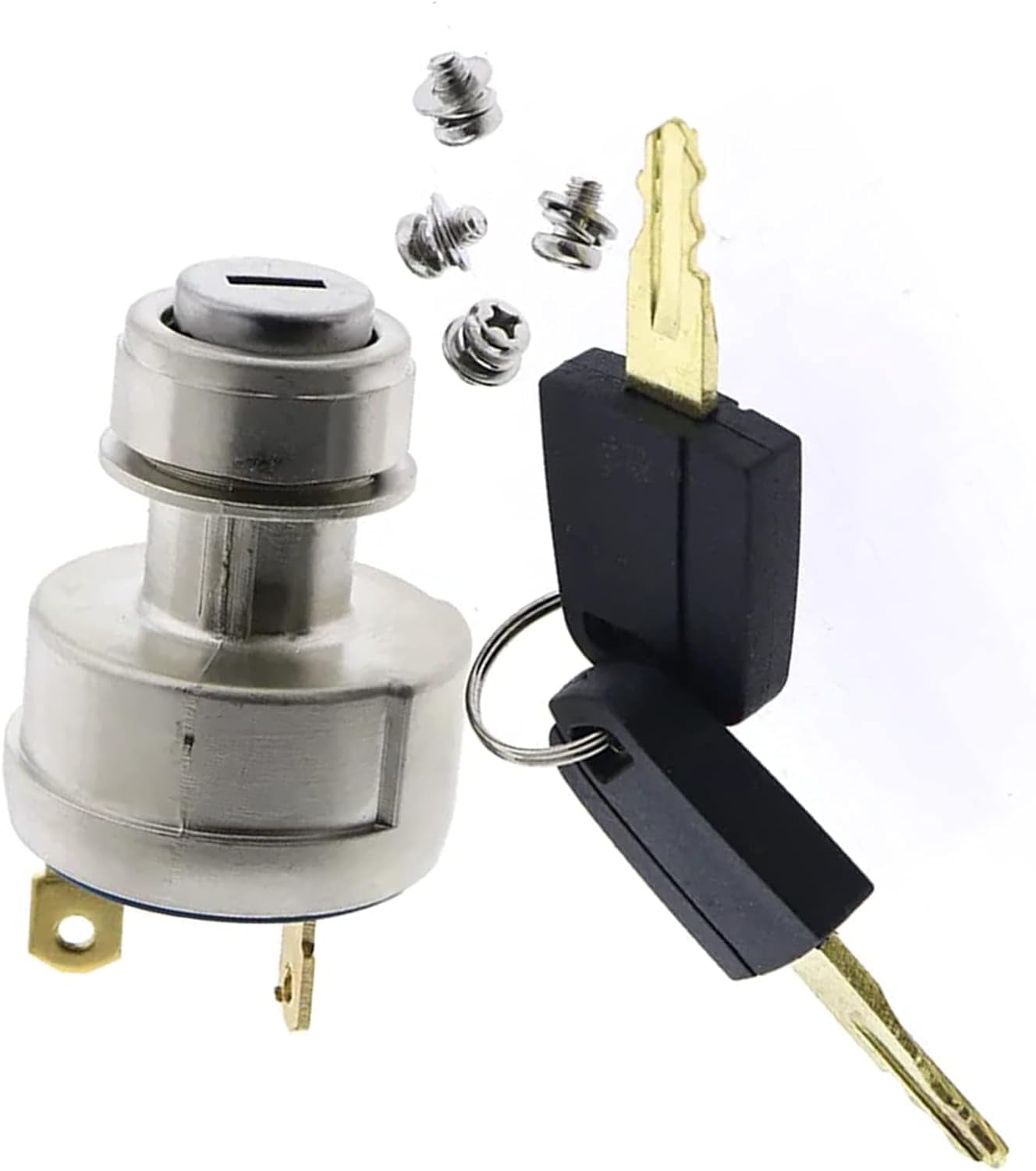 4 Terminal Key Ignition Switch W/Key 237-3530 2373530 CA2373530 ...