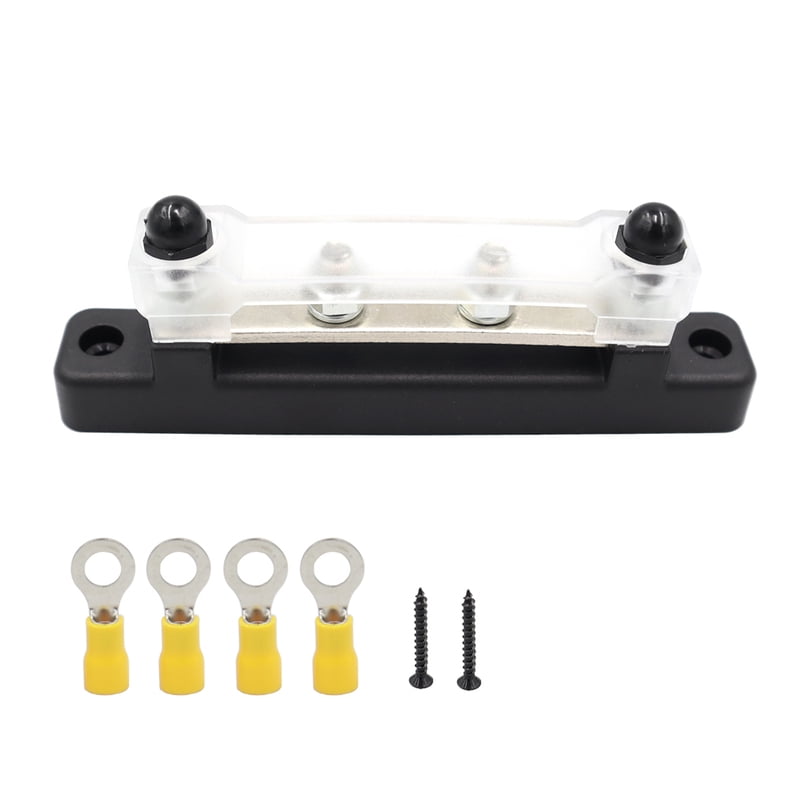 4 Terminal Power Distribution Block 48V 150A Bus Bar Terminal Block for ...