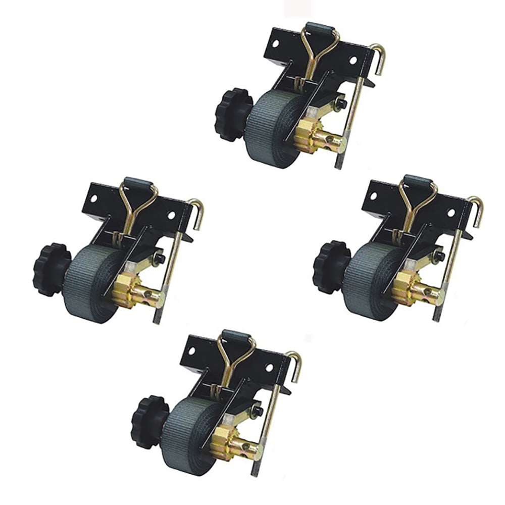 RAParts Set of (4) Ladder Rack Tie Downs for Square Tubing Racks 1-1/2 ...