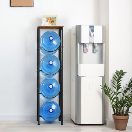 Bimiti 24 Can Spray Paint Storage Holder, 6-Tier Wall Mount Pine Wood ...