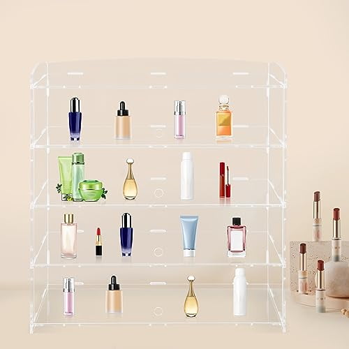 4-Tier Acrylic Display Case, Bakery Pastry Display Case, Clear Display ...