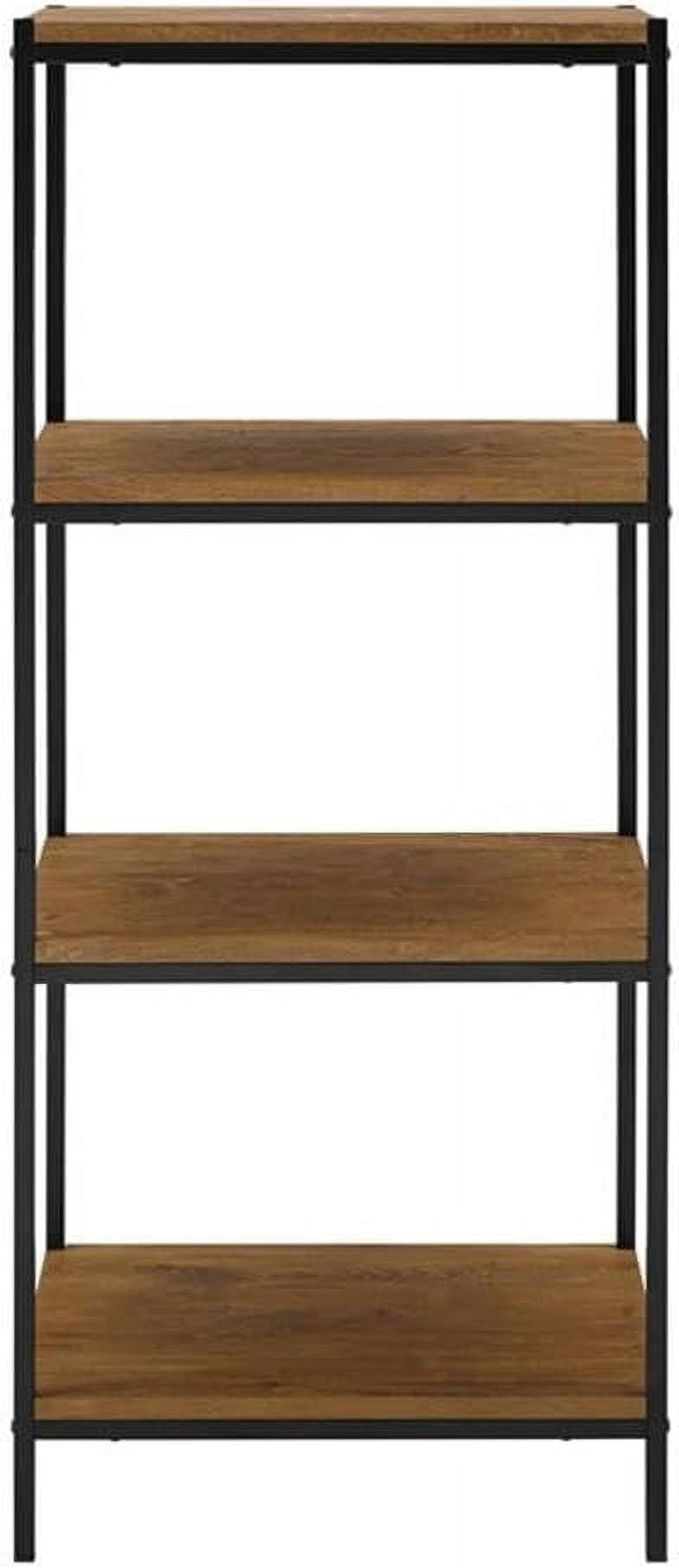 4 Tier Bookshelf by Aaron Furniture Designs Industrial Bookcase with ...