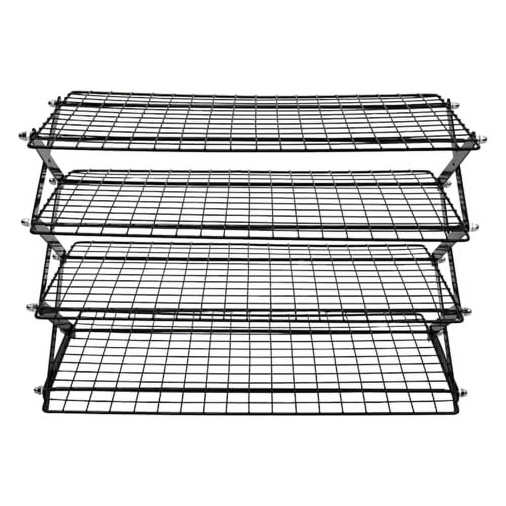 4-Tier Collapsible Cooling Rack, Grilling Drying Rack, Cooling Rack for ...