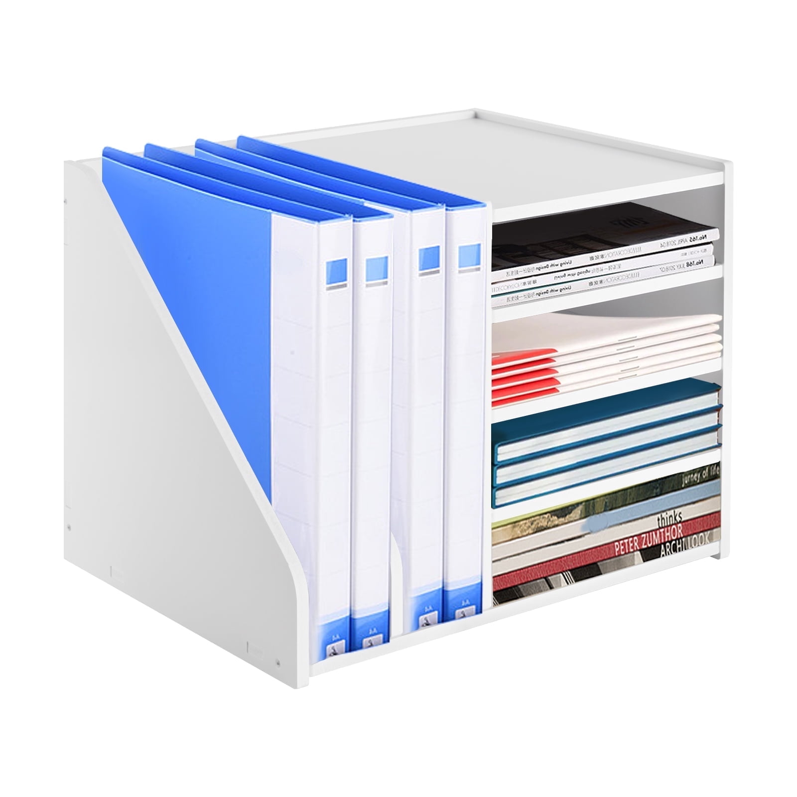 4 Tier Desk Organizer for Office, Desktop Storage Cabinet File Holder ...