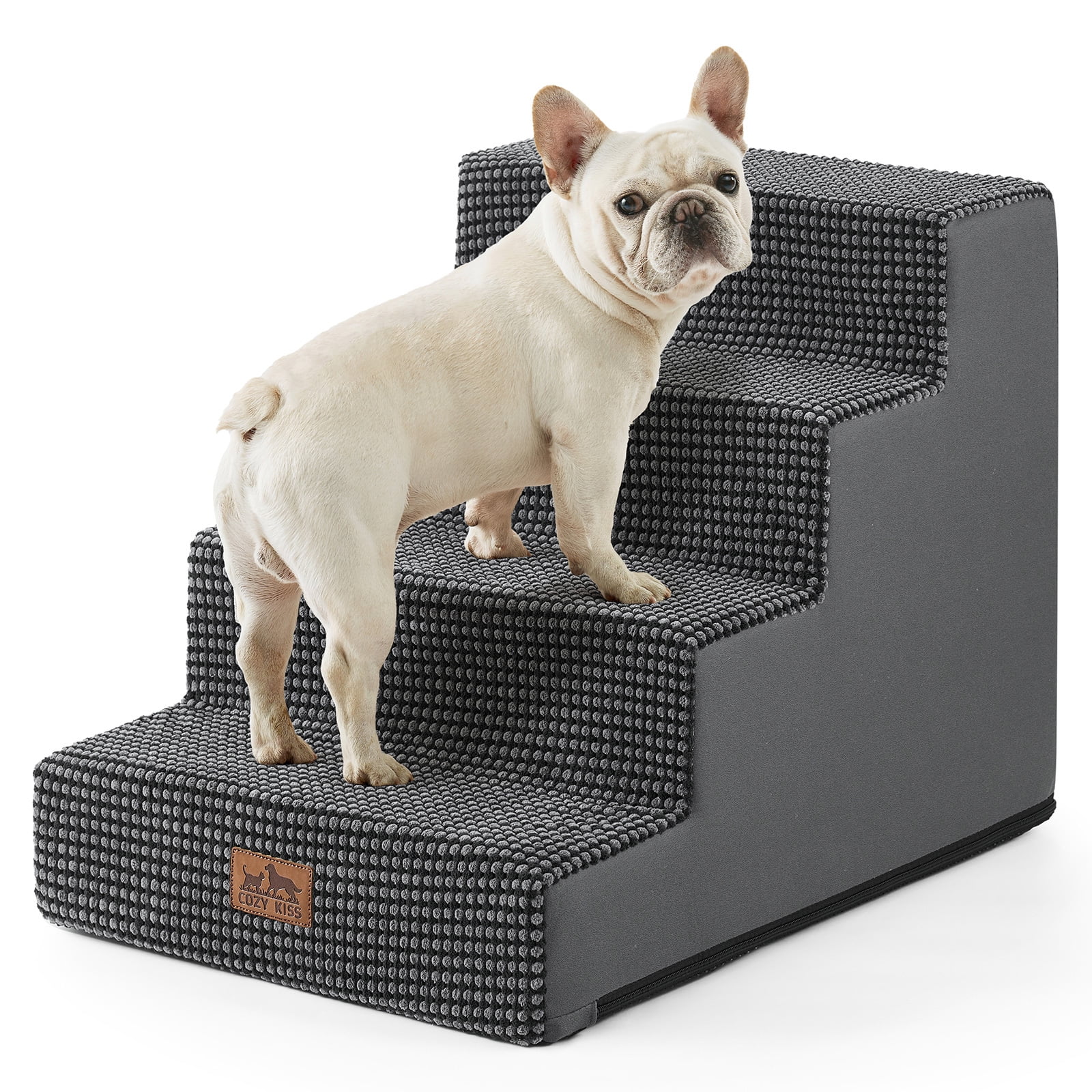 4-Tier Dog Stairs / Non-Slip Pet Steps for Small & Medium Dogs ...
