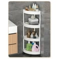 4 Tier Floor Standing Corner Shower Caddy Organizer,Waterproof and ...