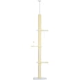 4-Tier Floor-to-Ceiling Cat Tree, Blue Yellow White - Walmart.com
