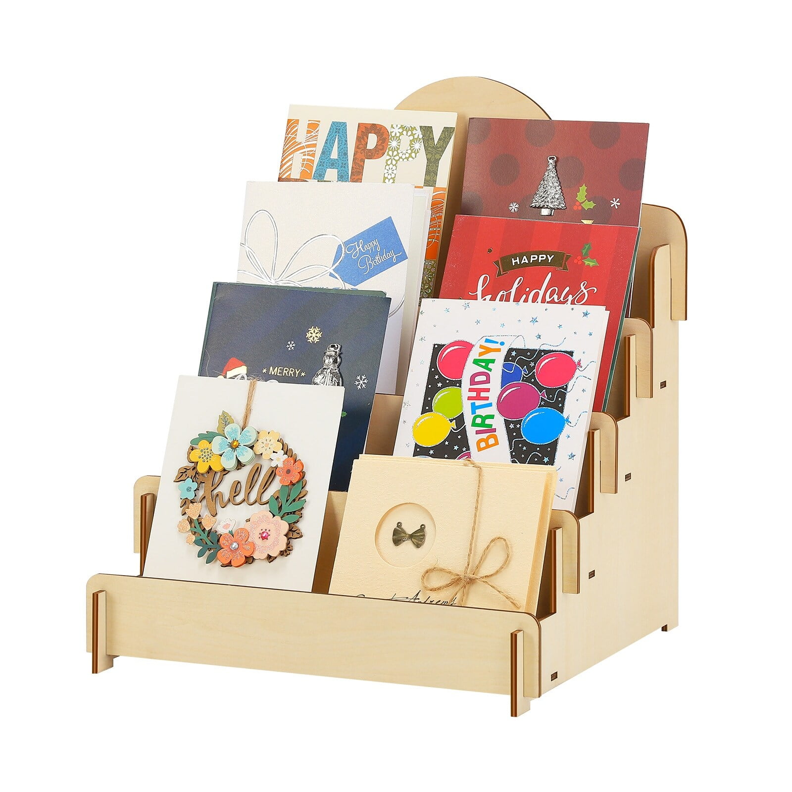 4 Tier Greeting Card Display Stand - Walmart.com