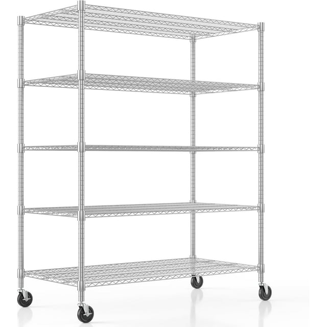 4 Tier Heavy Duty Metal Shelves for Storage Storage Racks and Shelving ...