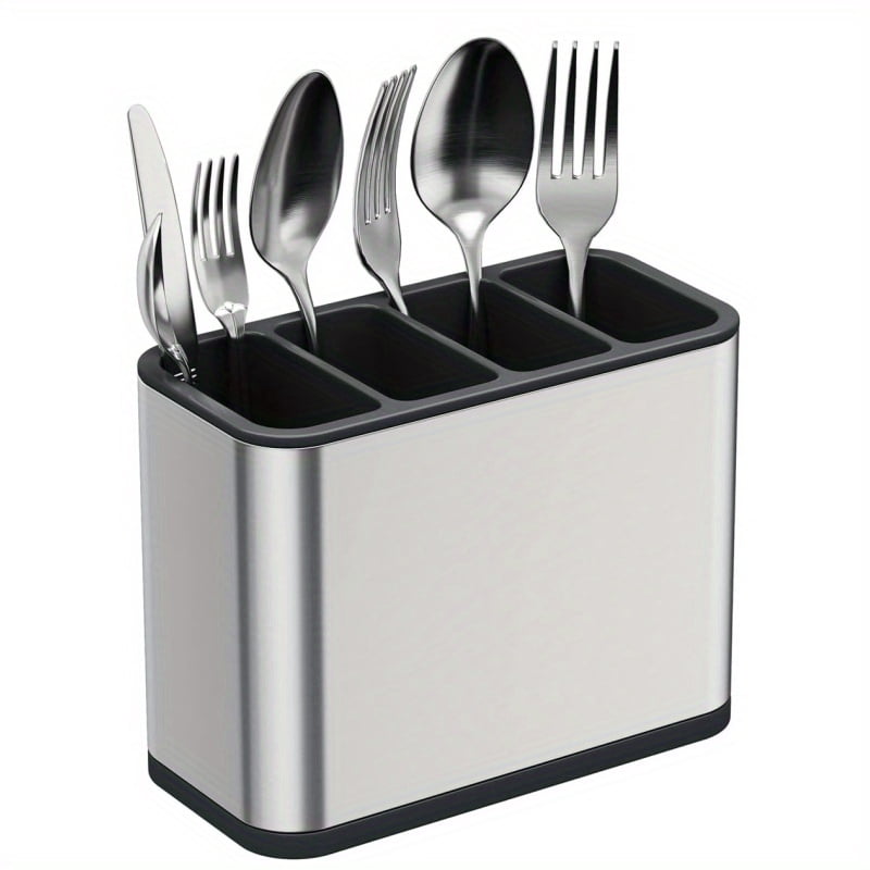 4-Tier Heavy-Duty Stainless Steel Utensil Organizer | Separate ...