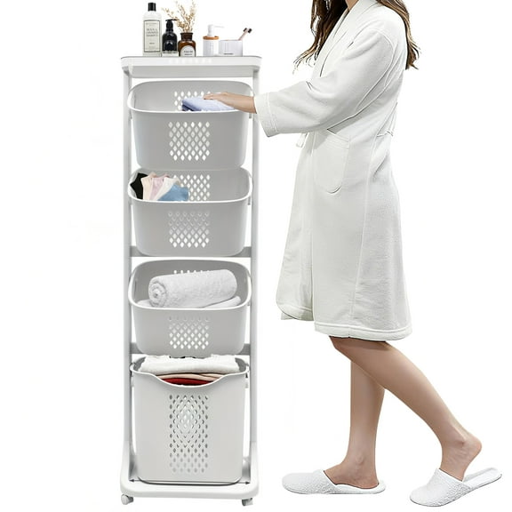 Foldable Storage Basket, Home Dormitory Wall Hanging Laundry Hamper ...