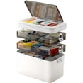 4 Tier Medicine Cabinet Organizer,Portable Medicine Cabinet with Handle ...
