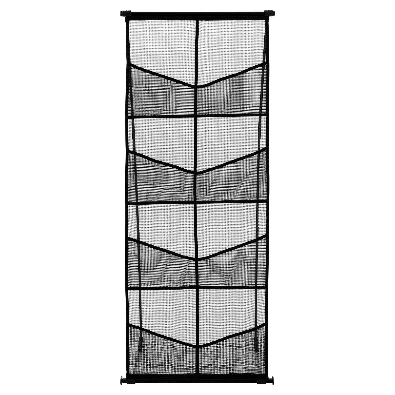 4-Tier Mesh Brochure Display Stand with 8 Pockets, Lightweight Floor ...
