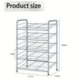 4-Tier Metal Can Rack Organizer for Kitchen Pantry - Adjustable ...
