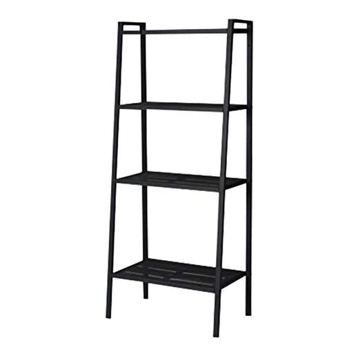 4-Tier Metal Ladder Shelf, Multifunctional Ladder Bookshelf Plant ...