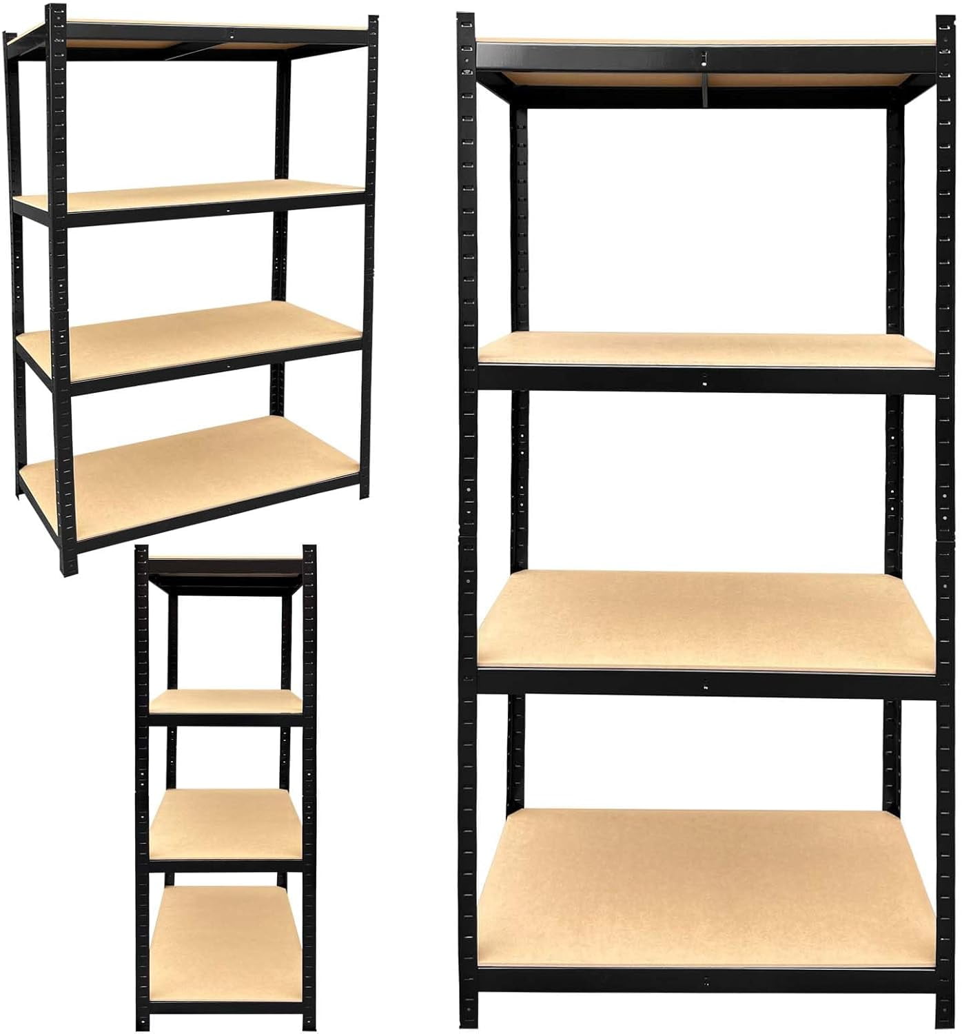 4 Tier Adjustable Storage Shelf | Metal Storage Rack | Metal Shelving ...