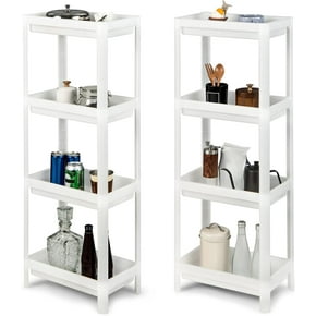 White Plastic Shelves