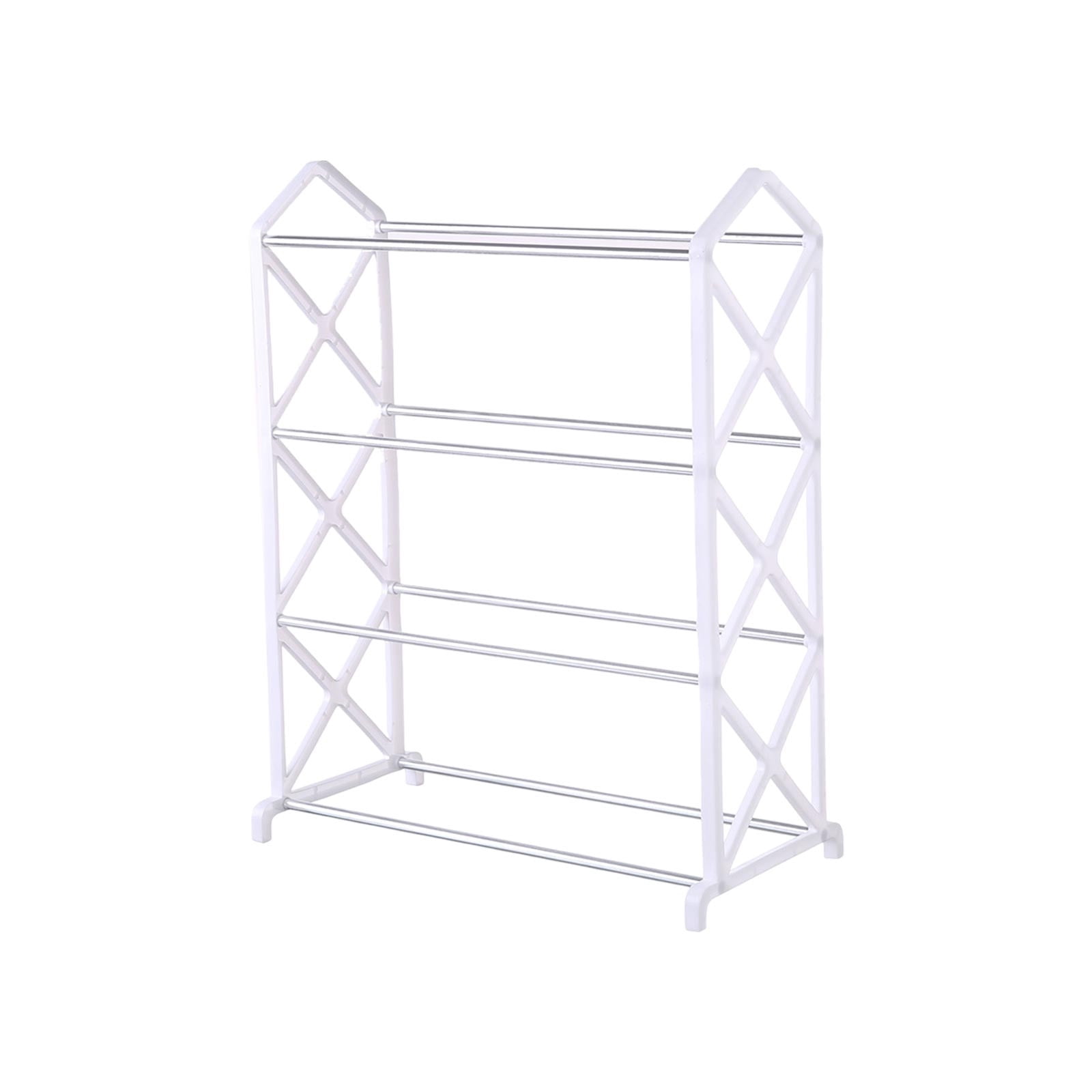 4 Tier Shoe Rack for Front Door Entrance, Sturdy Shoe Organizer for ...
