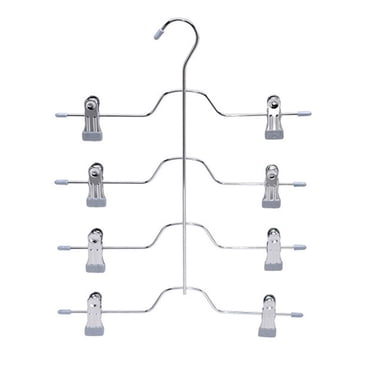 Walmart 5-Pack Heavy Duty Stainless Steel Pants Hangers, Space Saving ...