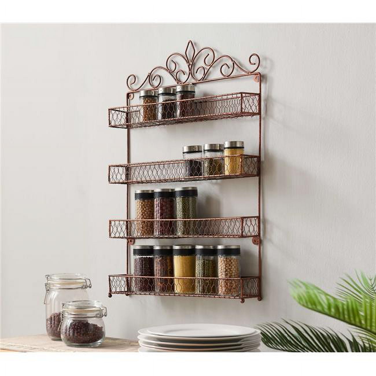 Copper Spice Rack