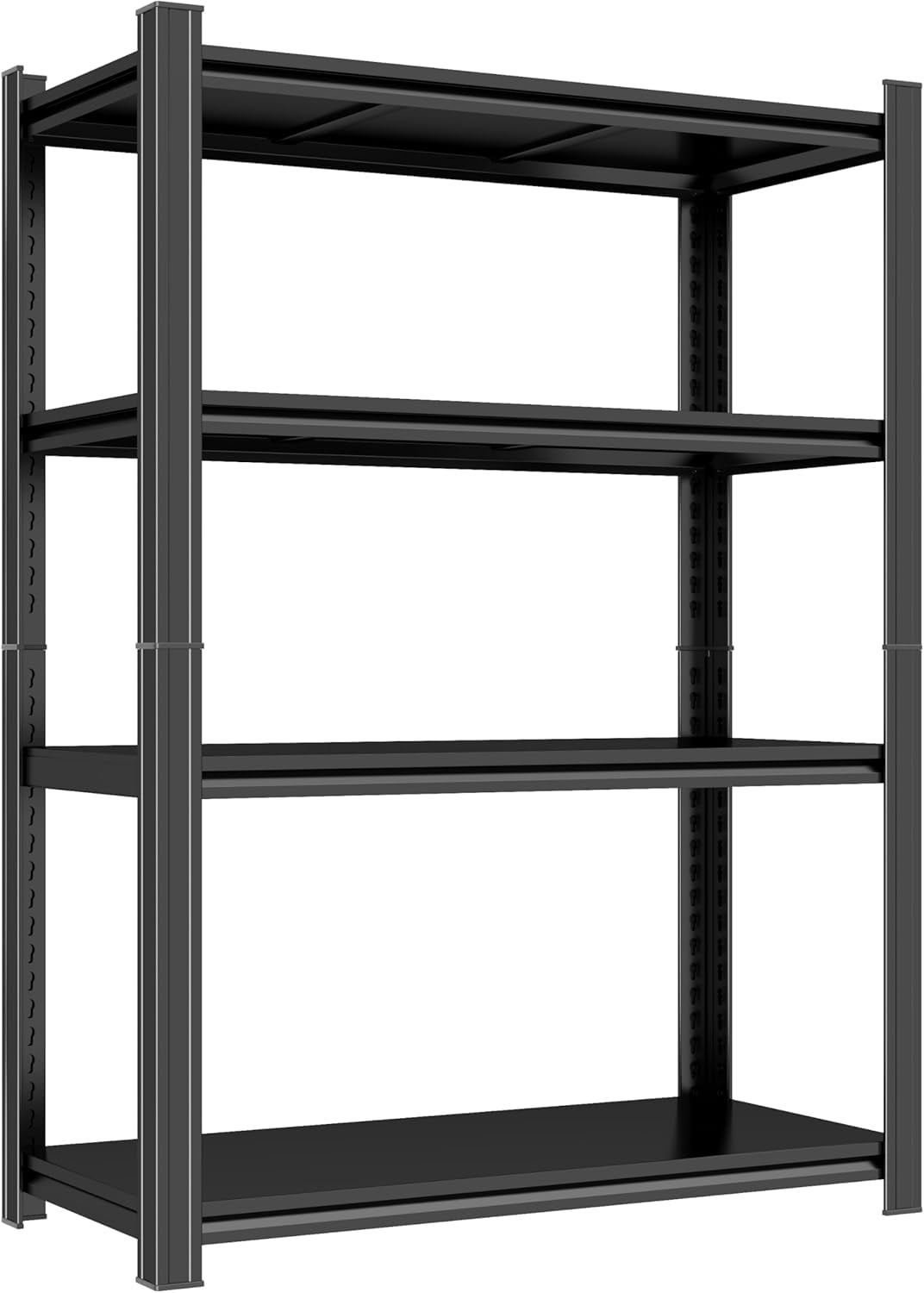 4-Tier Storage Shelves, Kitchen Shelving Unit Freestanding, Quick DIY ...