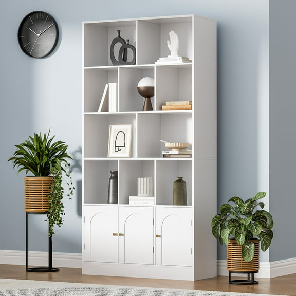 Book Shelf, 5-Tier Bookshelf, Bookcase, 71 inch Tall Bookcase with ...