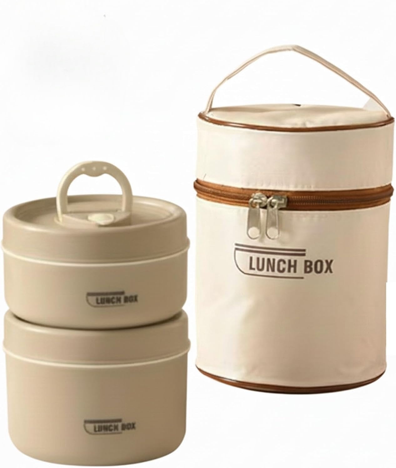 4-Tier Thermal Bento Box Kit - Stackable 304 Steel Lunch Container with ...