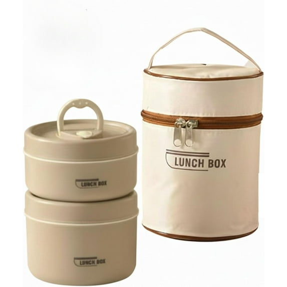 4-Tier Thermal Bento Box Kit - Stackable 304 Steel Lunch Container with ...