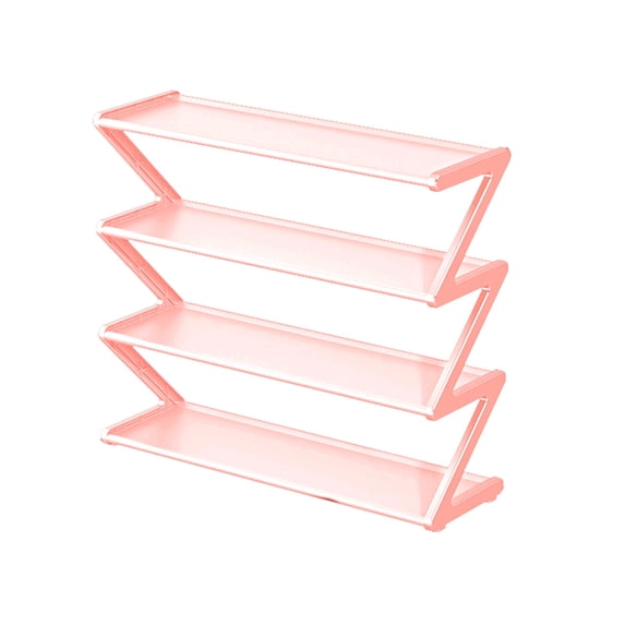 4 Tier Thick Steel Pipe Shoe Rack Freestanding Multifunctional Shoe ...