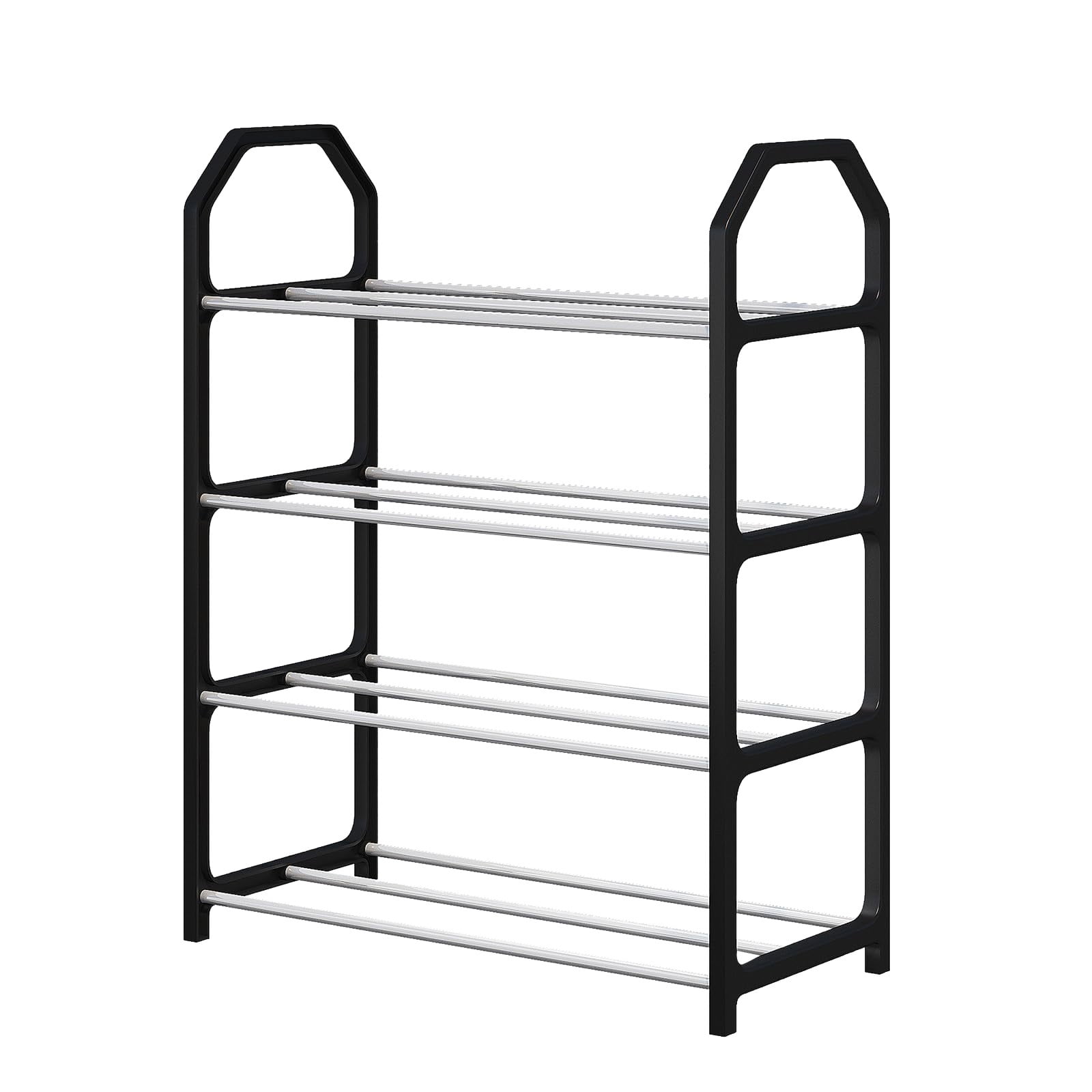 4-Tier Trapezoid Shoe Rack,Small Shoe Racks, entryways, hallways and ...