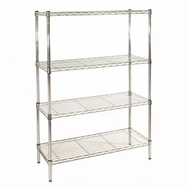 4-Tier UltraZinc NSF Steel Wire Shelving - Walmart.com