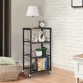 Wire Mesh Table - 4-Tier Black - 50lb Board Capacity - Walmart.com