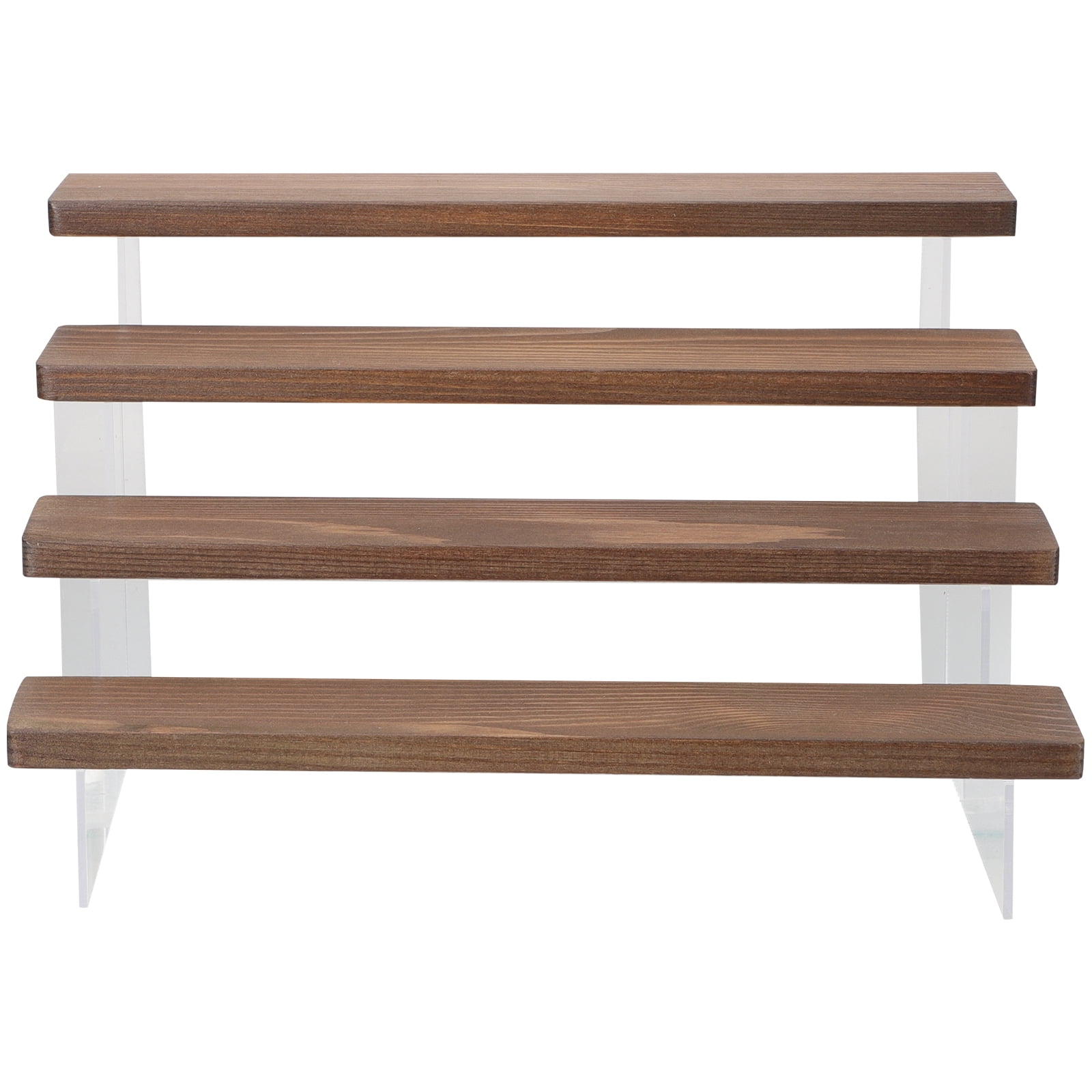 HOMEMAXS Elegant Wooden Display Stand for Kids Friends Collection Toy ...