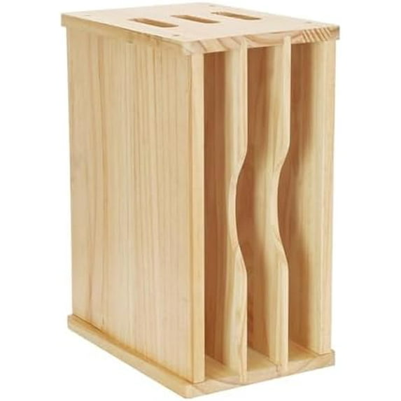 4 Tier Wooden Baking Sheet Organizer, Pans &Cutting Boards-Cabinet Dividers for Pots,Pans ...