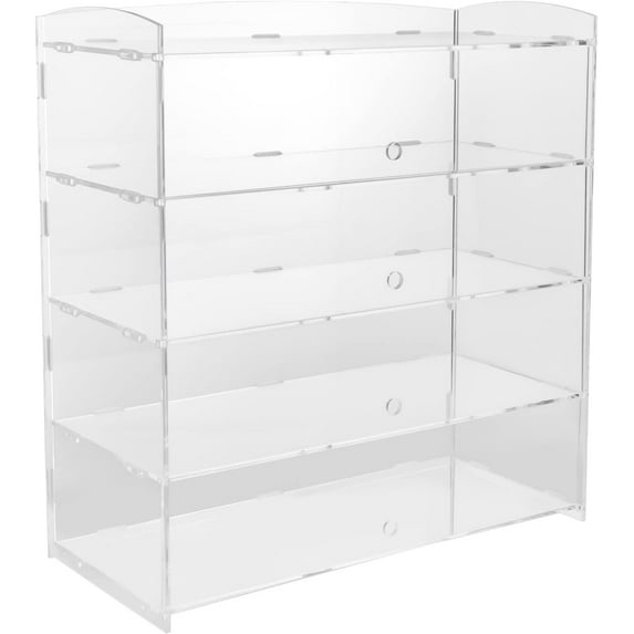 4-Tiers Bakery Pastry Display Case, Upgrade Acrylic Display Case ...